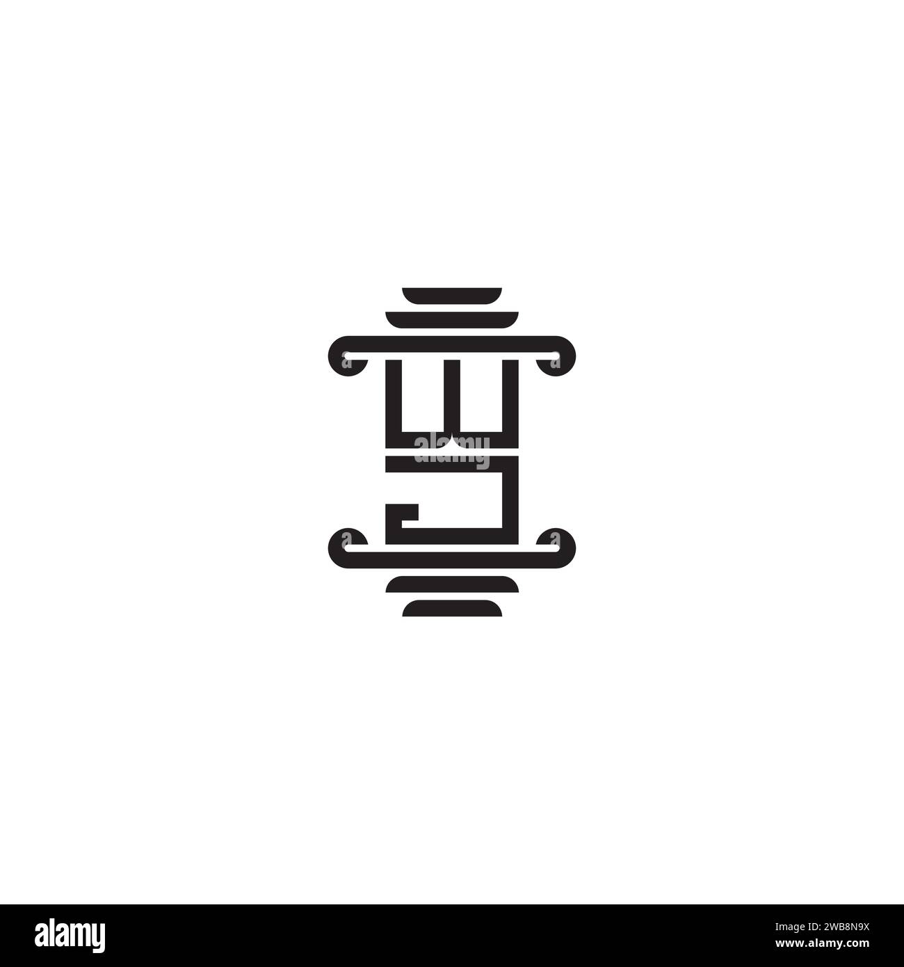 WJ pillar concept in high quality professional design that will print ...