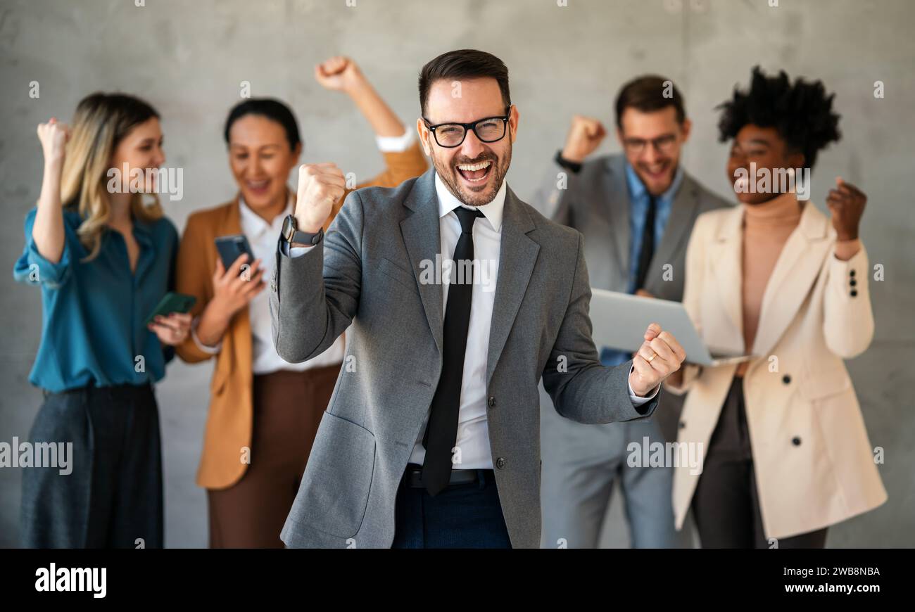 Group of successful multiethnic, diverse entrepreneurs and business ...
