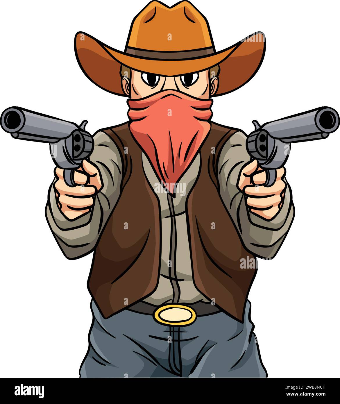 Cowboy with gun hi-res stock photography and images - Alamy