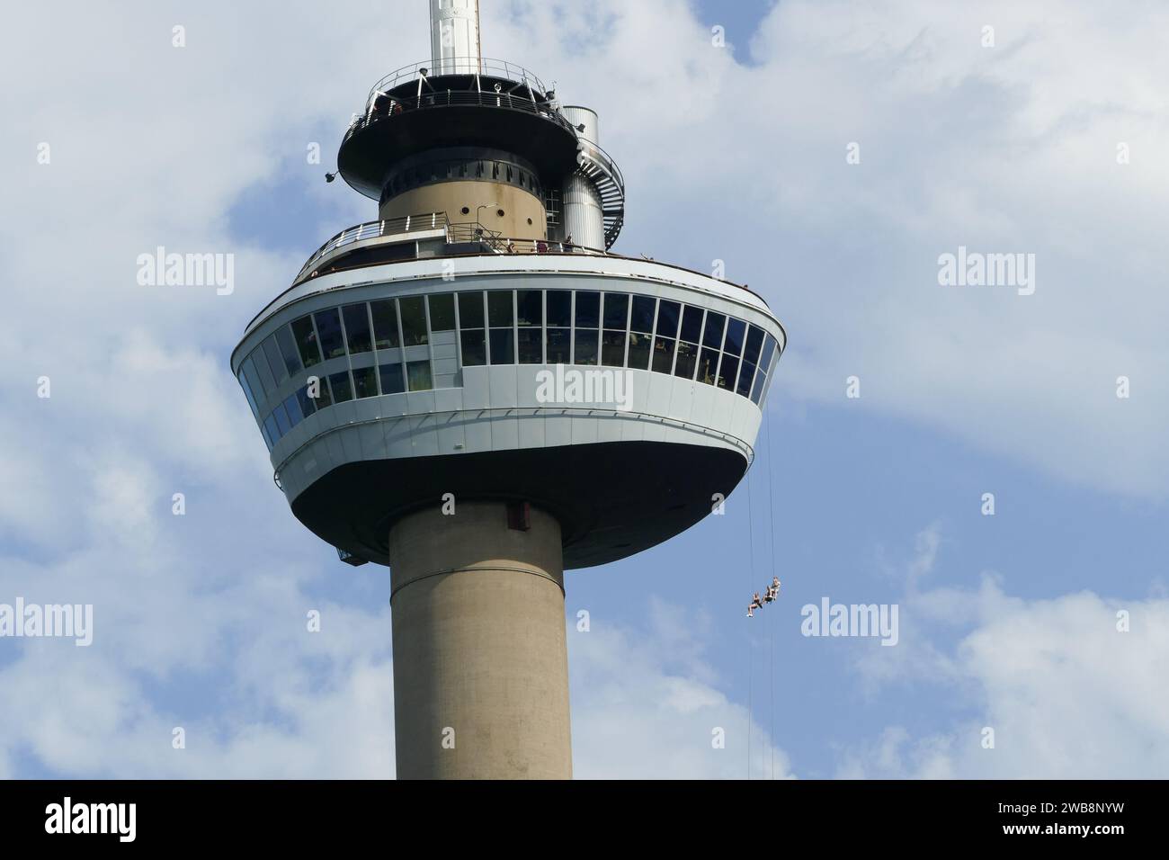 Rotterdam, Netherlands - May 27 2017: Euromast observation tower ...