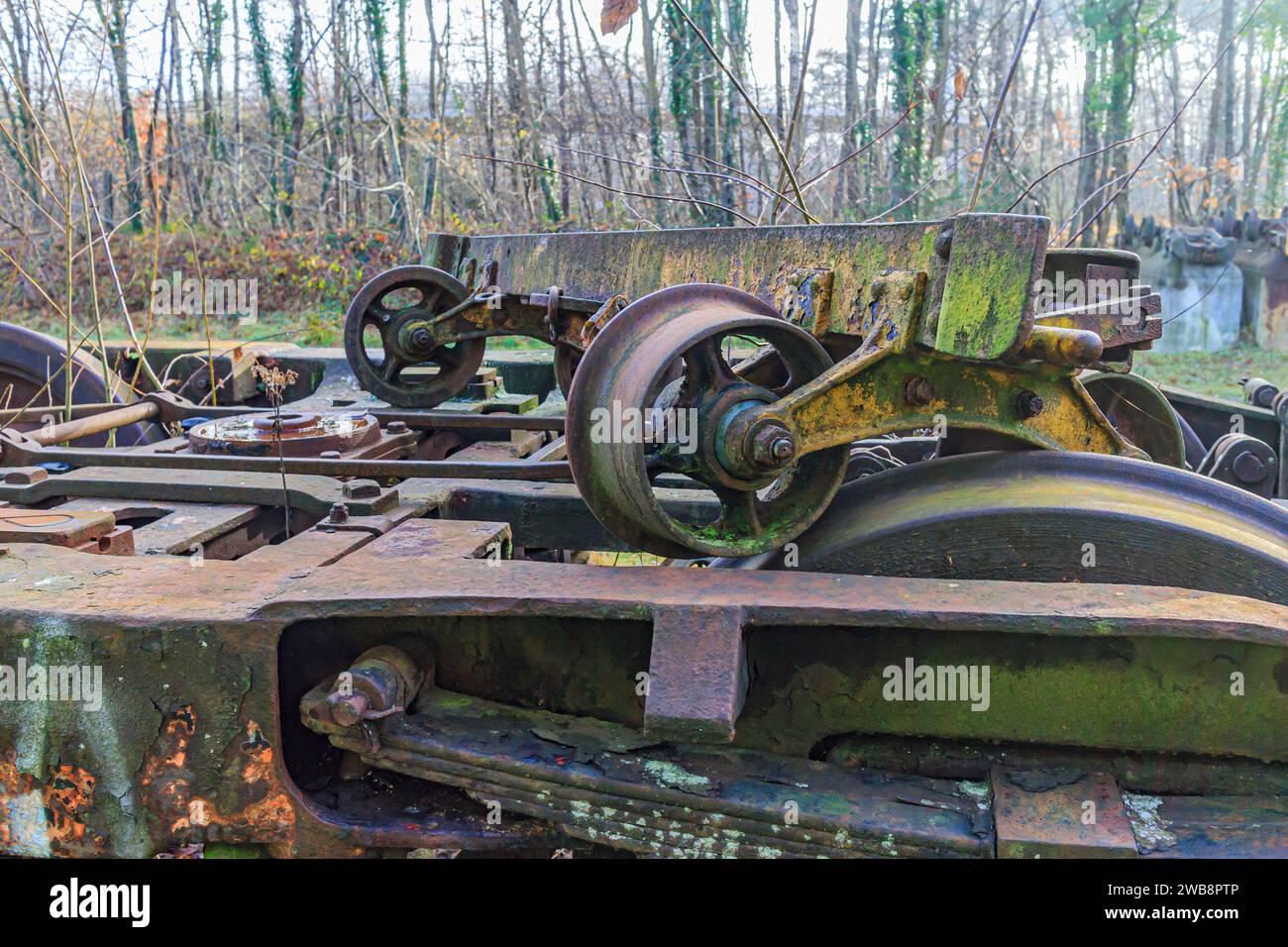 Old rusty set railway carriage hi-res stock photography and images - Alamy