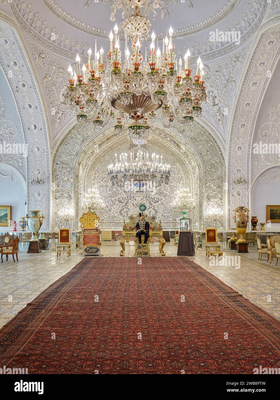 Interior view of the Salam Hall (Reception Hall, aka Coronation Hall ...