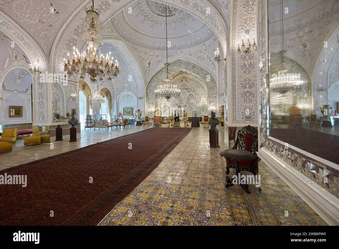 Interior view of the Salam Hall (Reception Hall, aka Coronation Hall ...