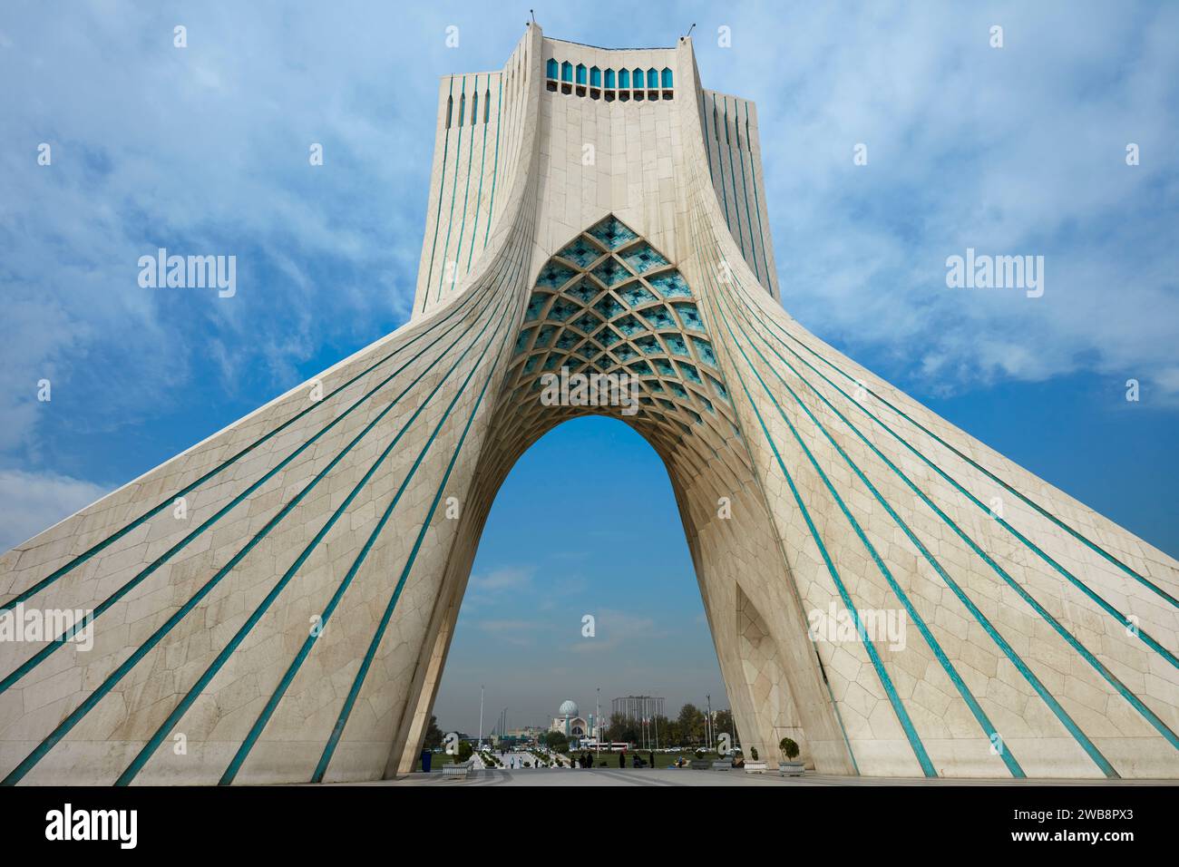 Azadi Tower (Freedom Tower), an iconic landmark in Tehran, Iran Stock ...