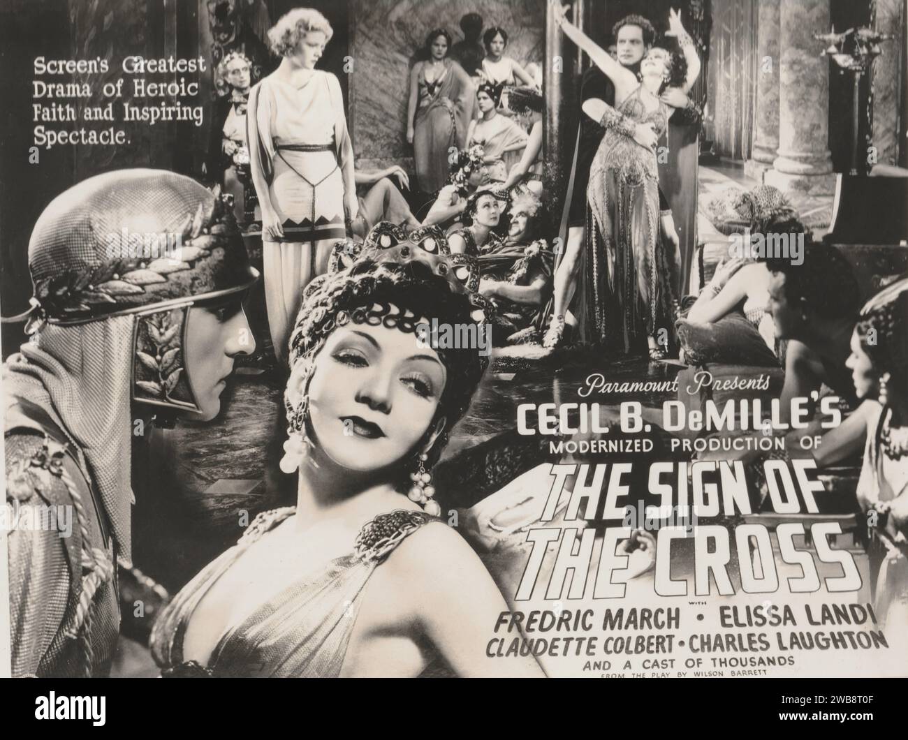 The Sign of the Cross (Paramount, 1932). Claudette Colbert Pre Code ...