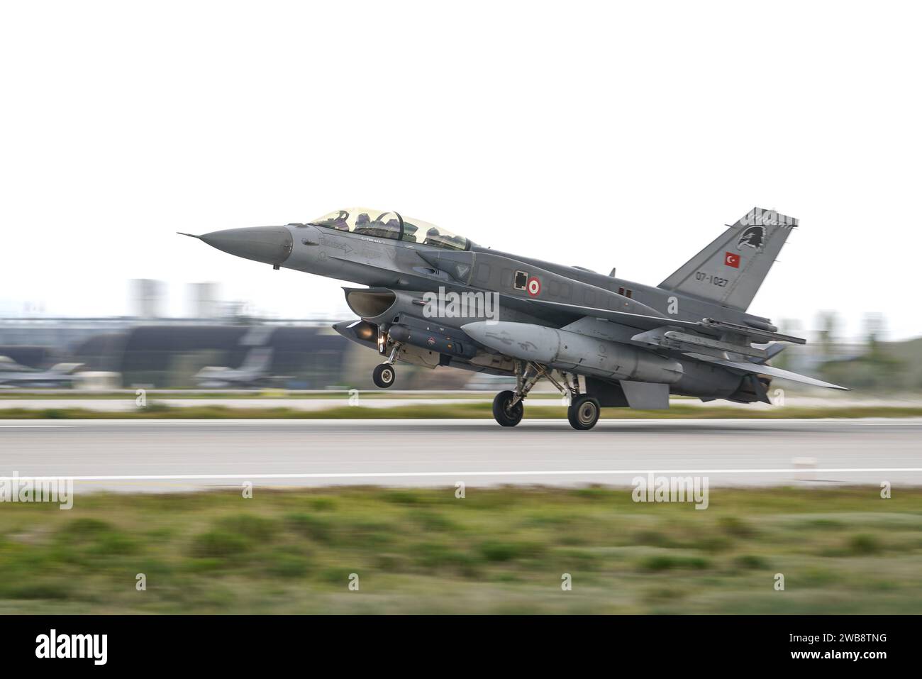 KONYA, TURKIYE - MAY 09, 2023: Turkish Air Force Lockheed Martin F-16D ...