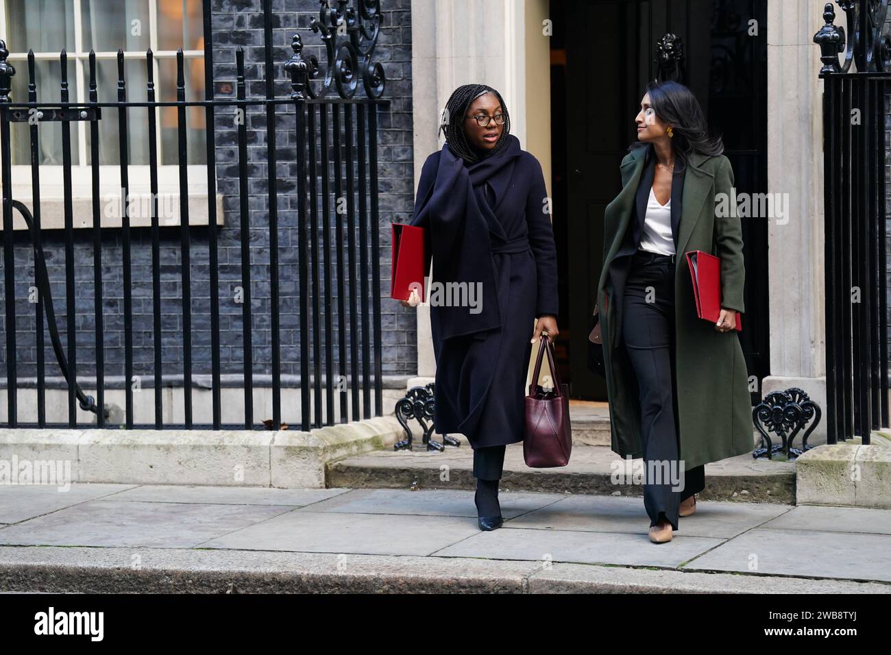 Business and Trade Secretary Kemi Badenoch (left) and Energy Security ...
