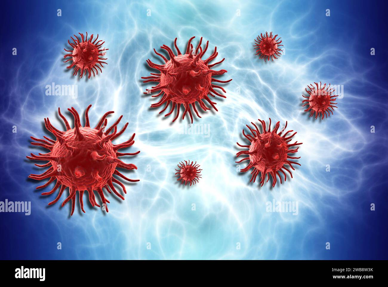 virus and DNA pattern background Stock Photo - Alamy