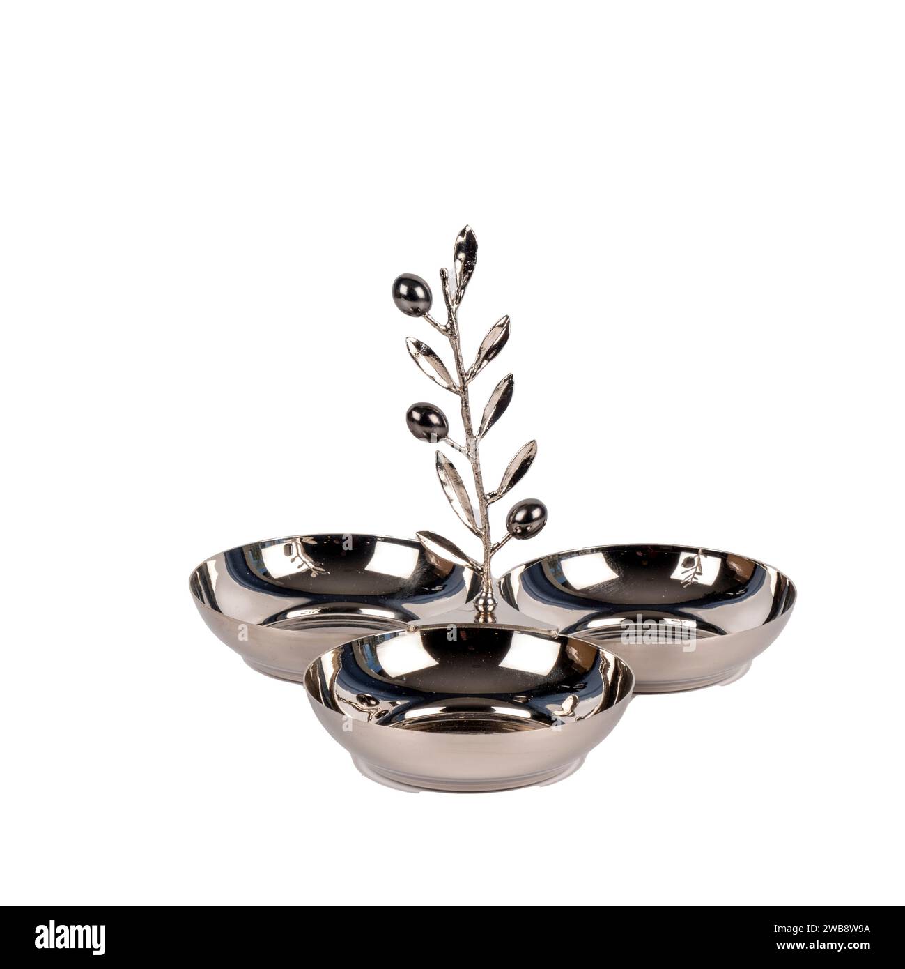 home decor accessory metal object isolated on white Stock Photo - Alamy