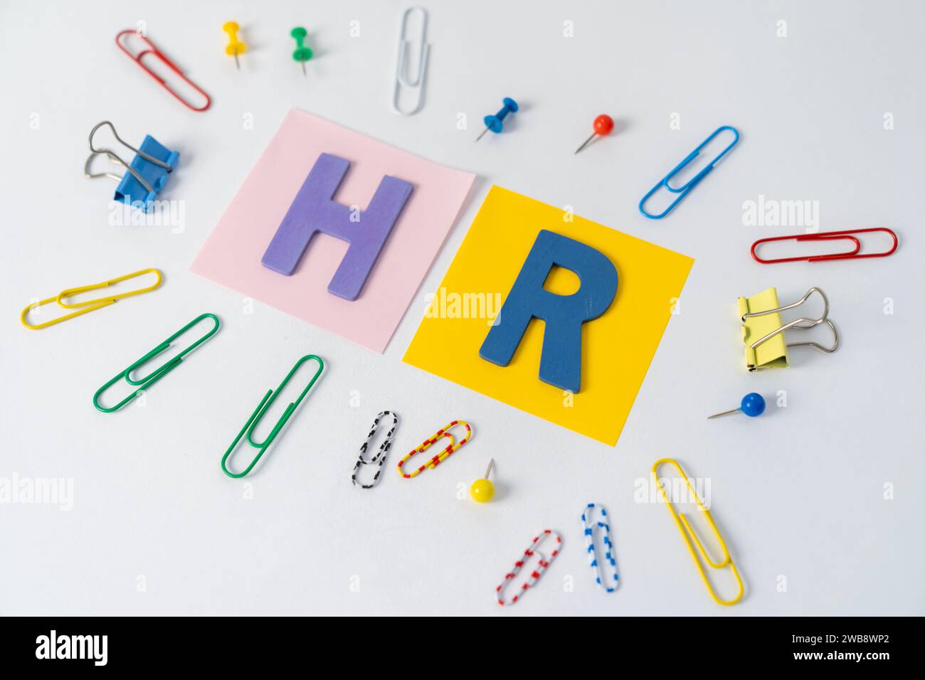 HR wording, Human resource management concept Stock Photo - Alamy