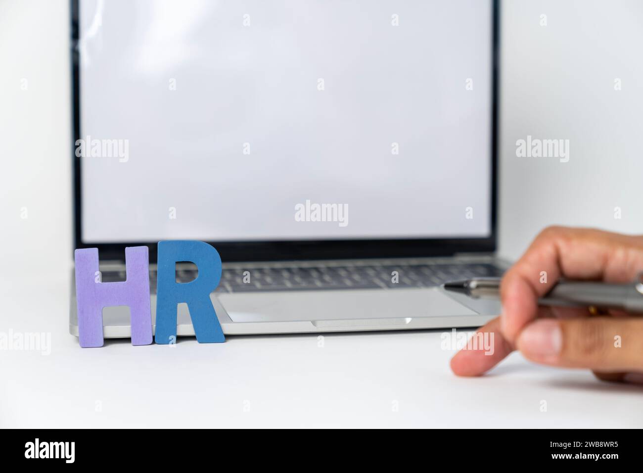 HR wording, Human resource management concept Stock Photo - Alamy