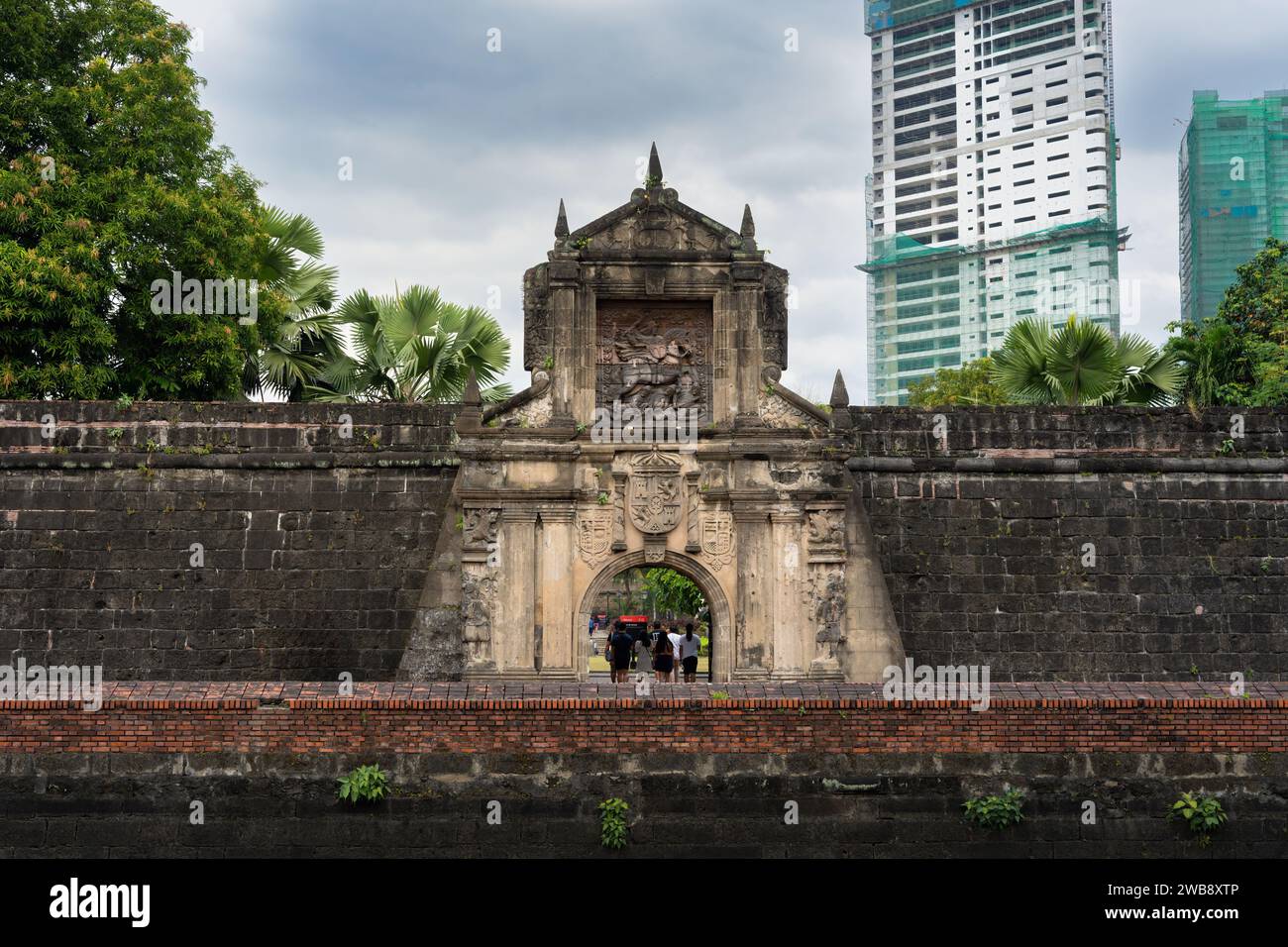 The main gate of Fort Santiago, Manila, Philippines Stock Photo - Alamy