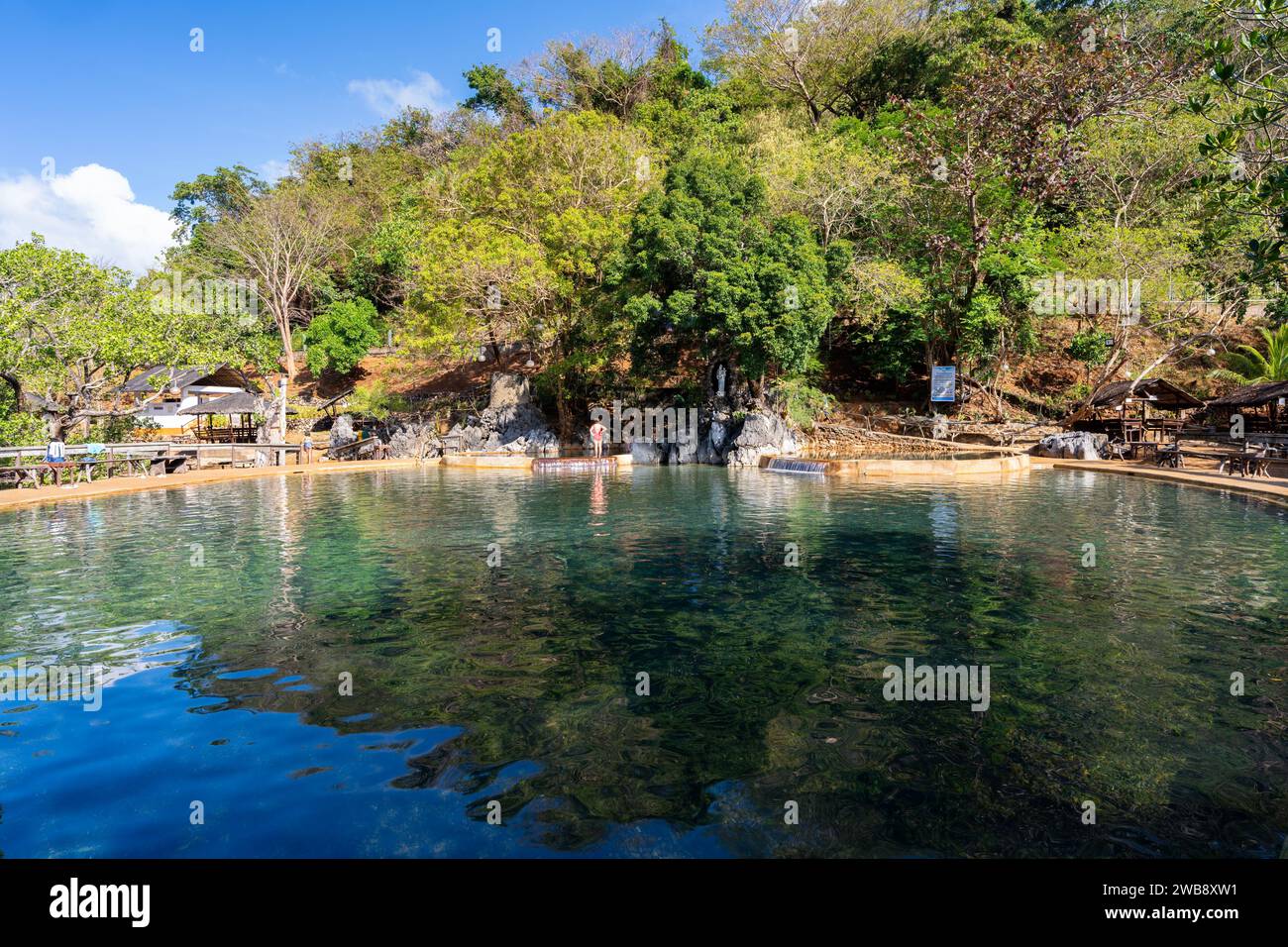A scenic view of Maquinit Hot Spring, Philippines Stock Photo - Alamy