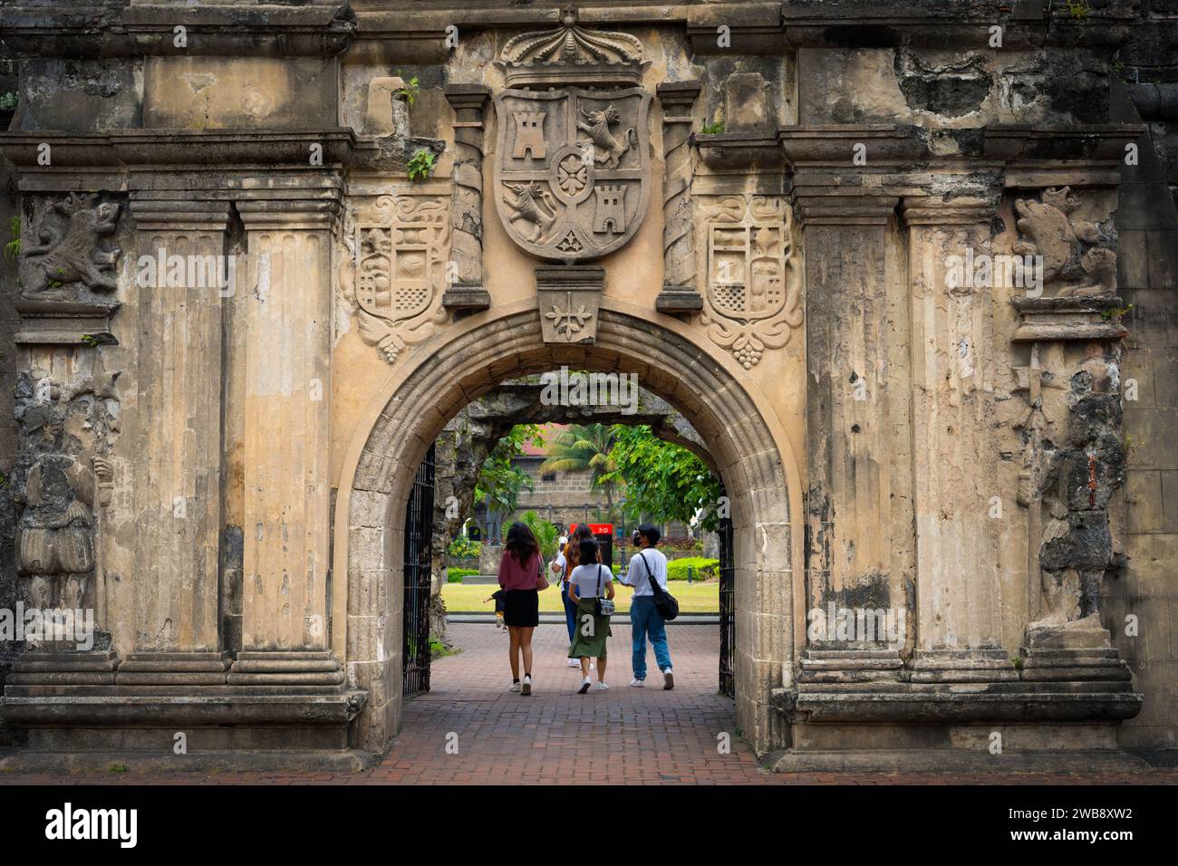 The main gate of Fort Santiago, Manila, Philippines Stock Photo - Alamy