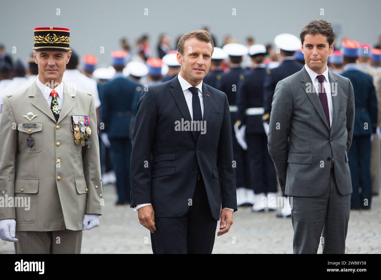 File photo - French president Emmanuel Macron and Minister of State ...