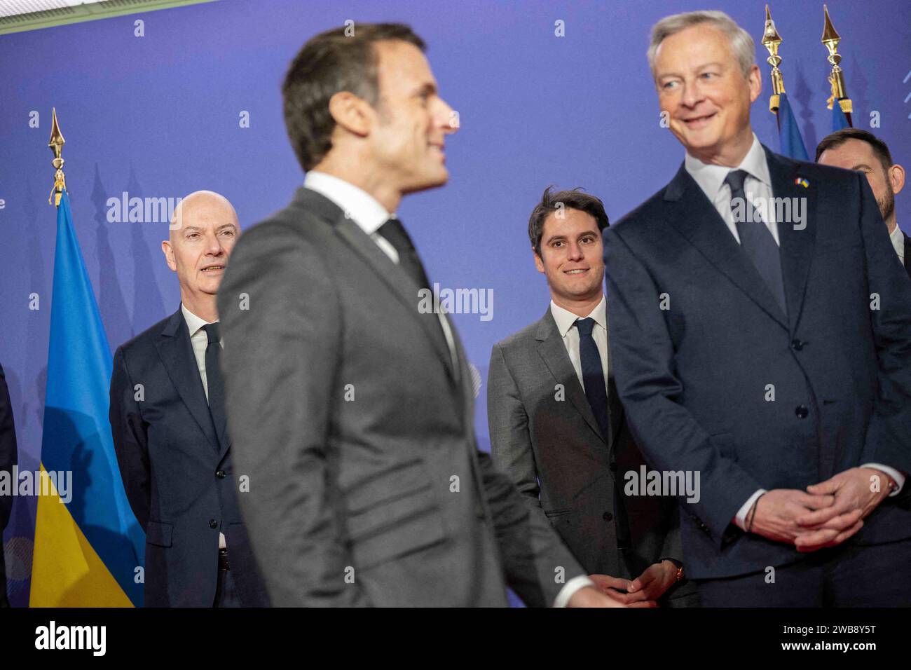 File photo - French Economy Minister Bruno le Maire and French ...