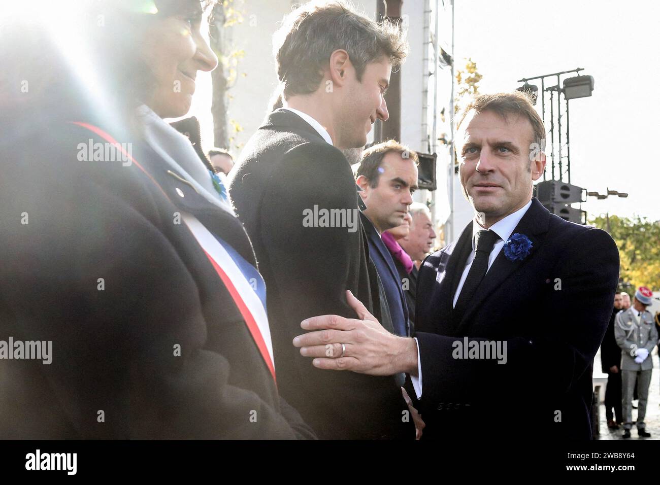 File photo - French Education and Youth Minister Gabriel Attal and ...
