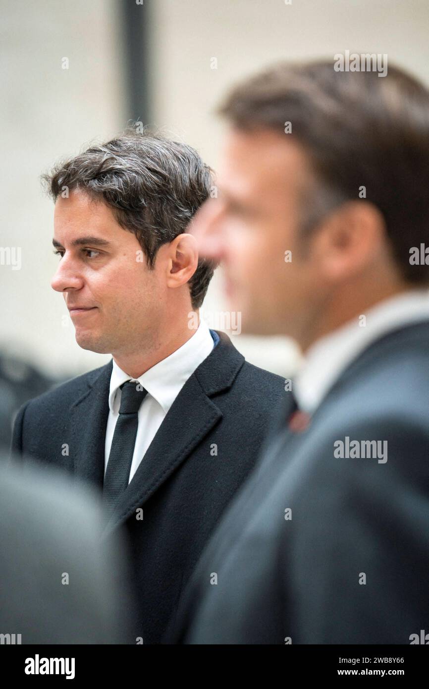 File photo - French Education and Youth Minister Gabriel Attal during ...
