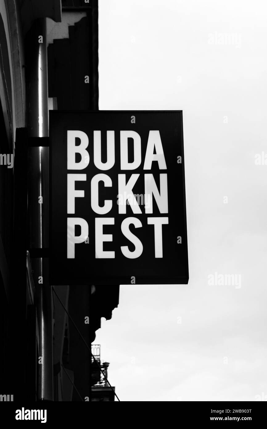 Budapest display Black and White Stock Photos & Images - Alamy