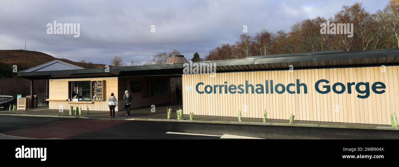The Corrieshalloch Gorge, Falls of Measach and River Droma, near ...