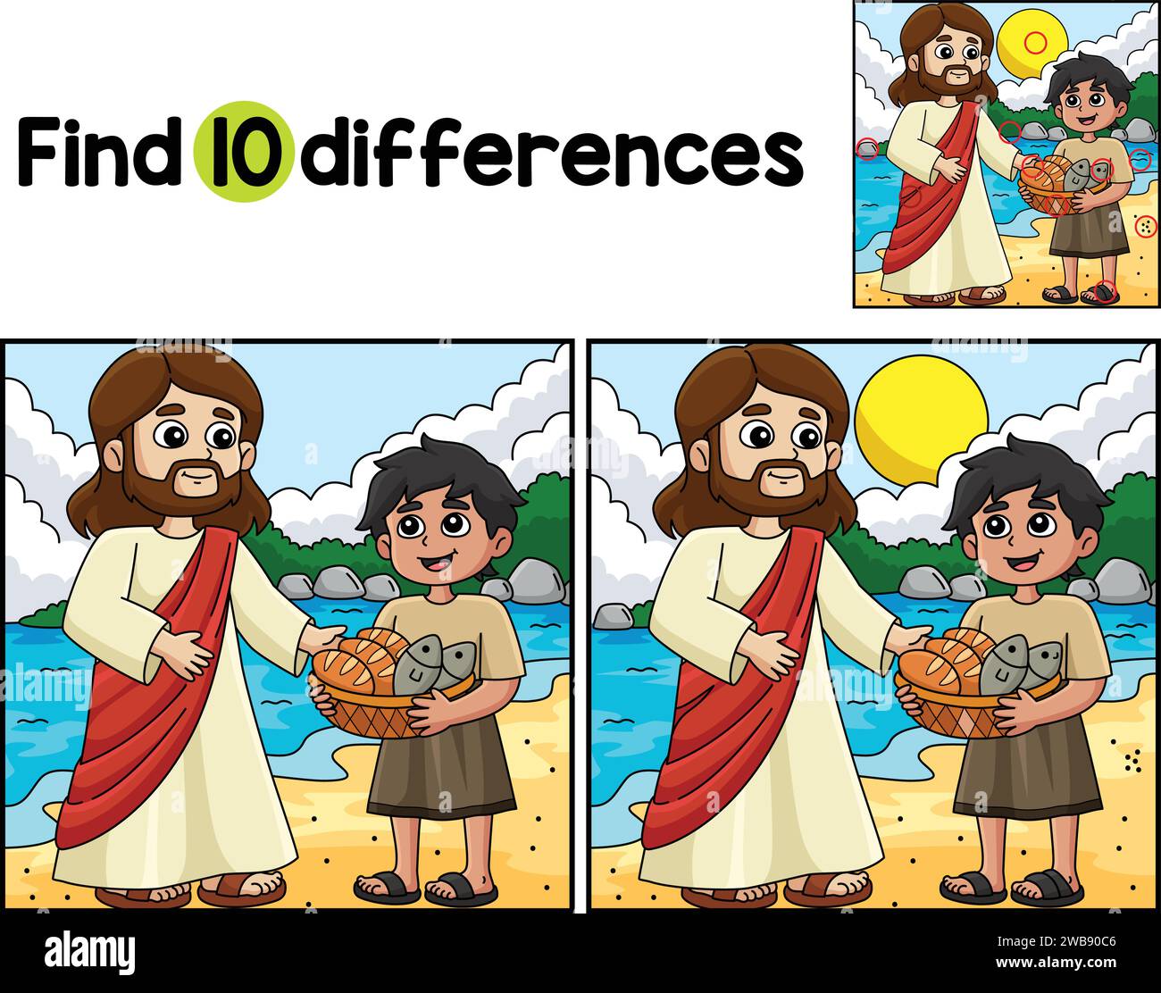 Jesus feeds the 5000 hi-res stock photography and images - Alamy