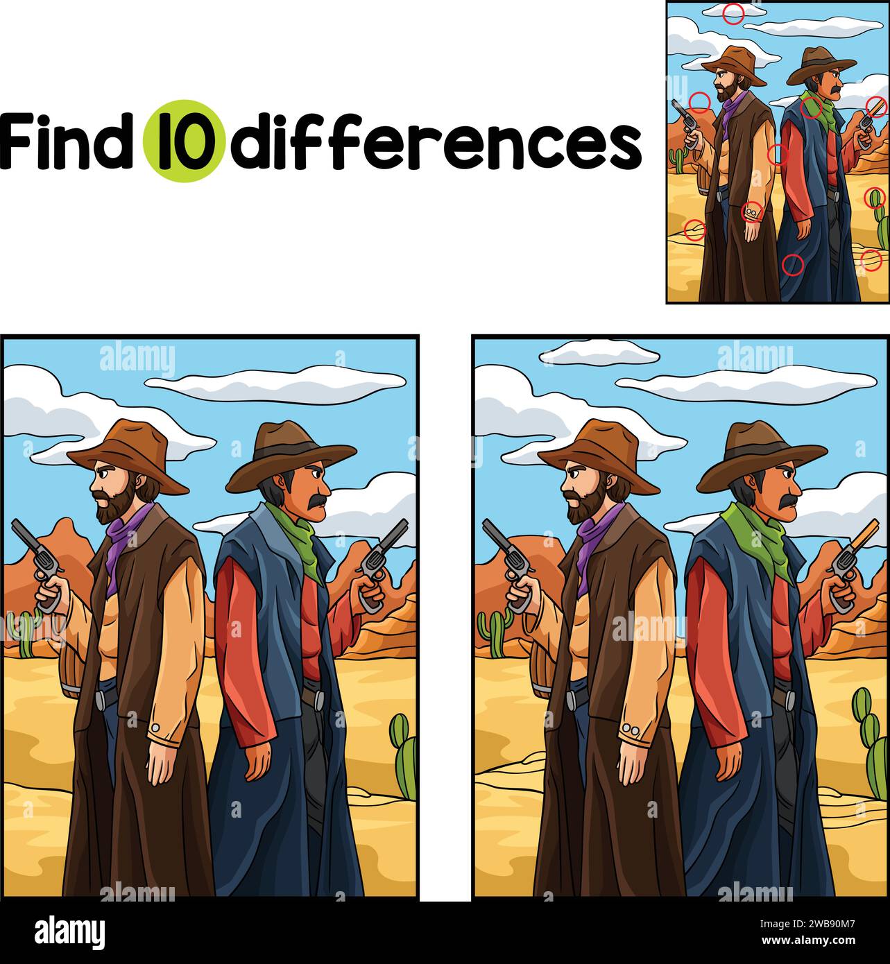 Cowboy duel hi-res stock photography and images - Alamy