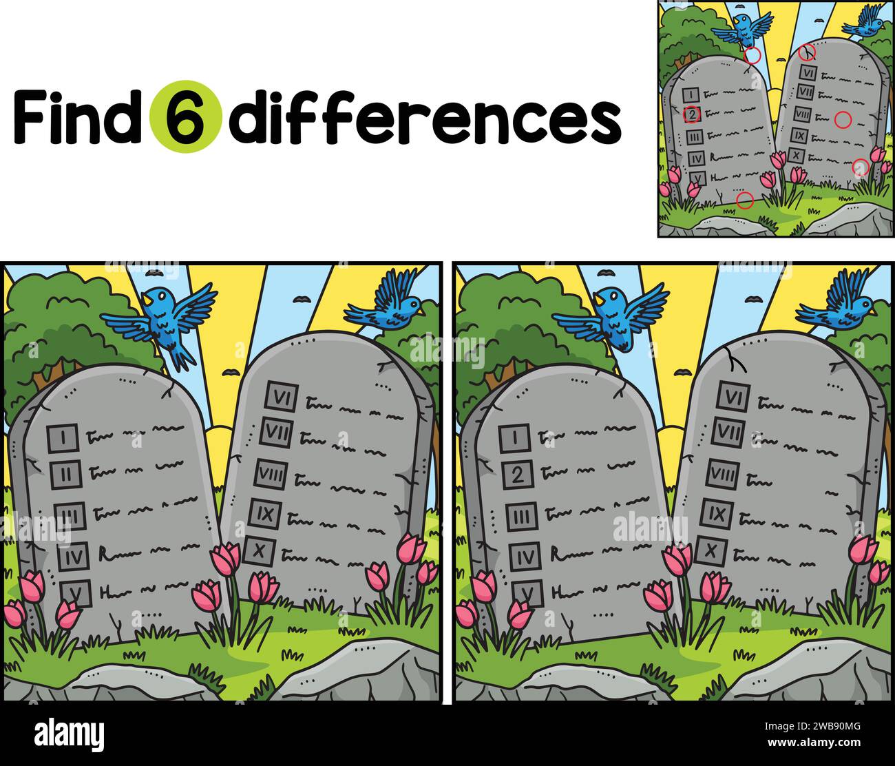 Tablets ten commandments god hi-res stock photography and images - Alamy