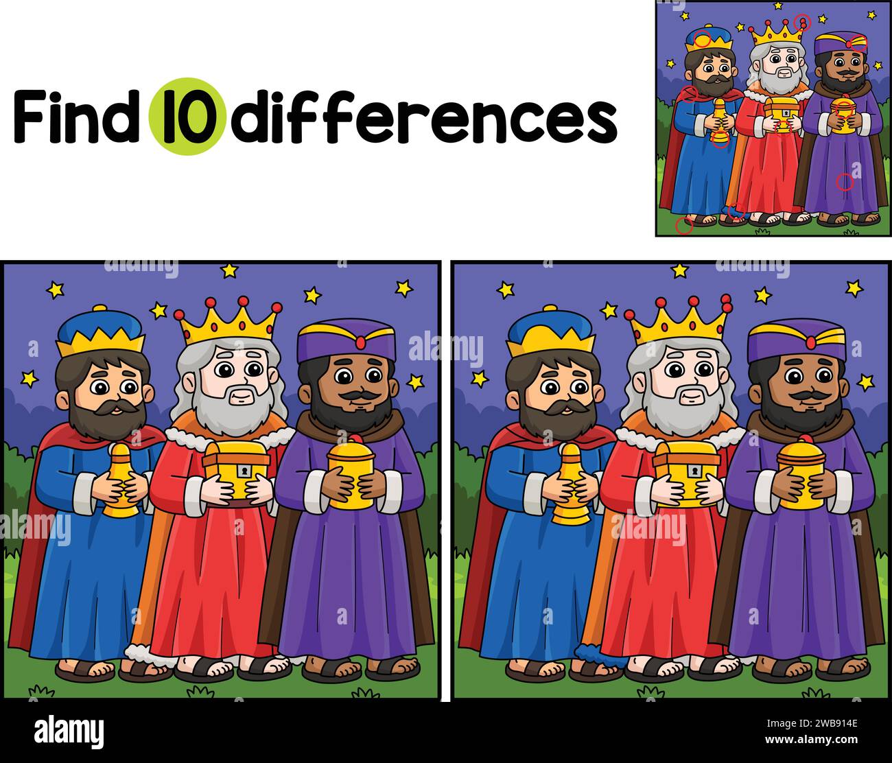 Make three kings Cut Out Stock Images & Pictures - Alamy