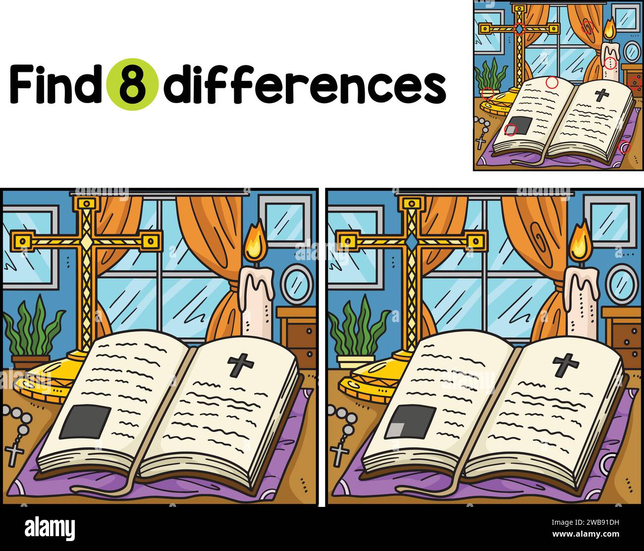 Holy bible Stock Vector Images - Alamy