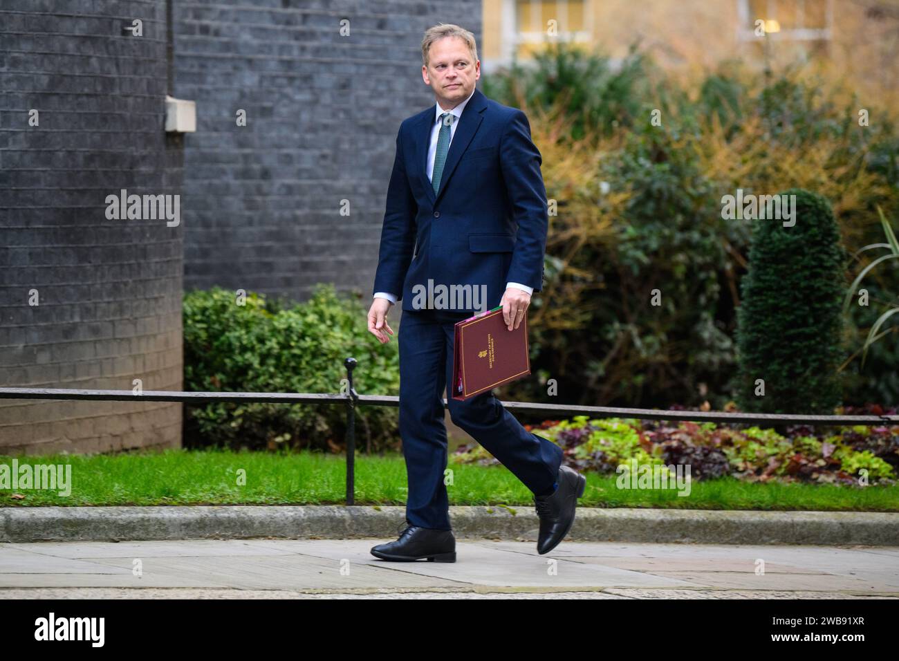 London, UK. 9 January 2023. Defence Secretary Grant Shapps attending a ...