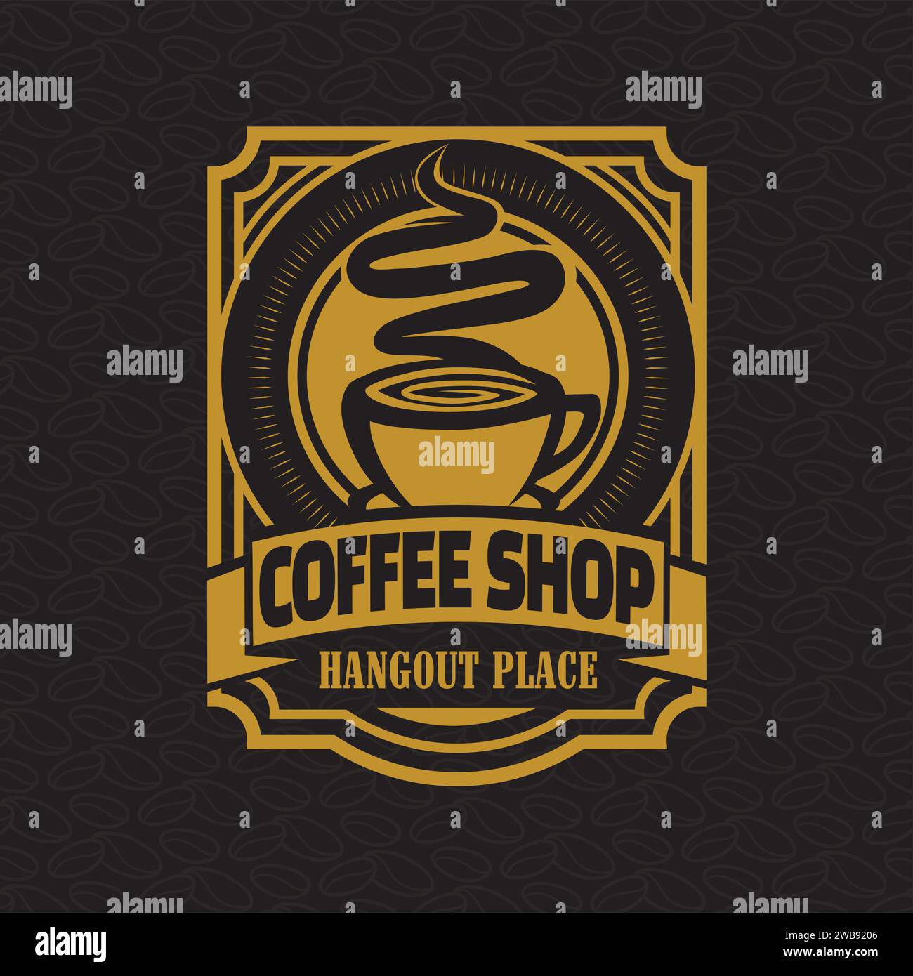 Coffe shop logo Stock Vector Images - Alamy