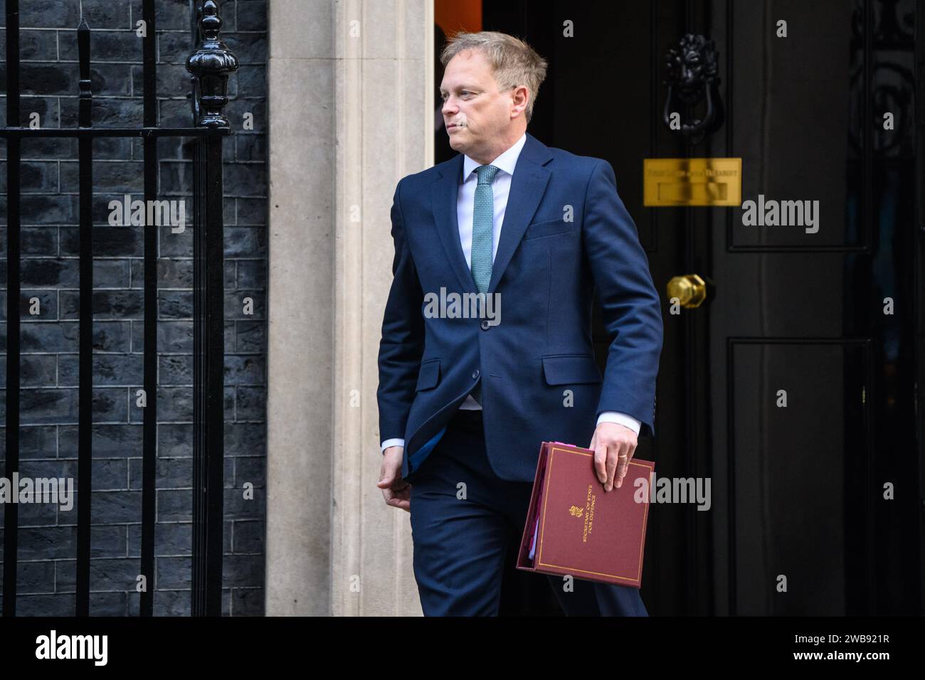 London, UK. 9 January 2023. Defence Secretary Grant Shapps attending a ...