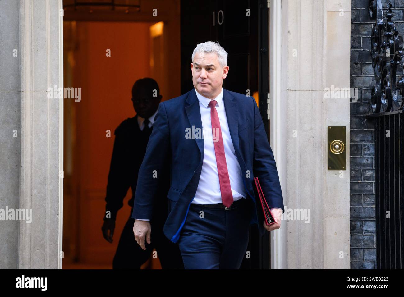 London, UK. 9 January 2023. Environment Secretary Steve Barclay ...