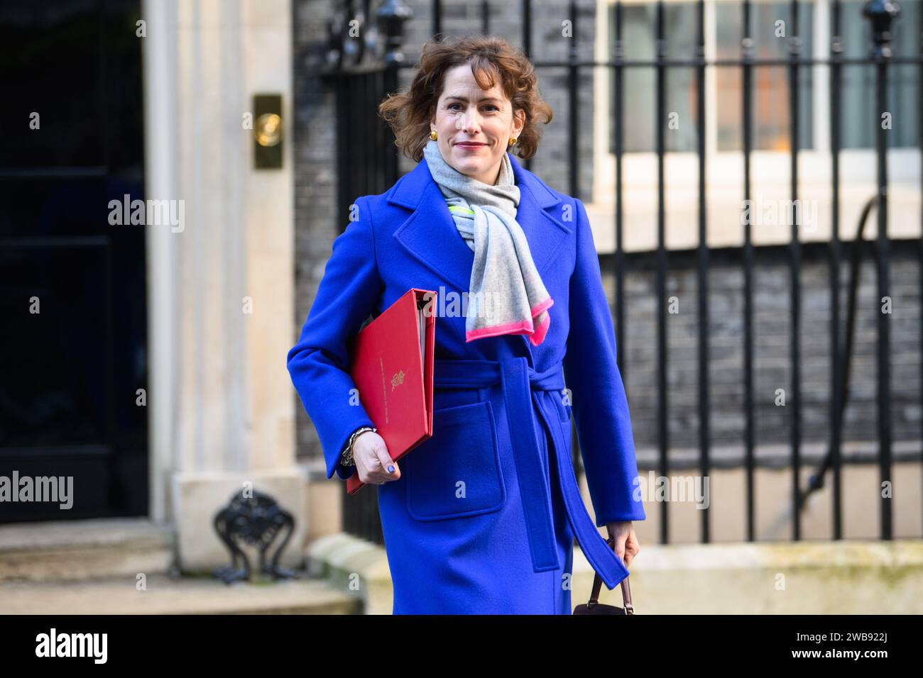 London, UK. 9 January 2023. Health Secretary Victoria Atkins attending ...