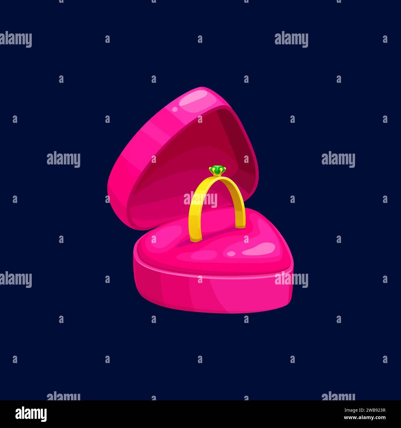 Cartoon diamond ring hi-res stock photography and images - Alamy