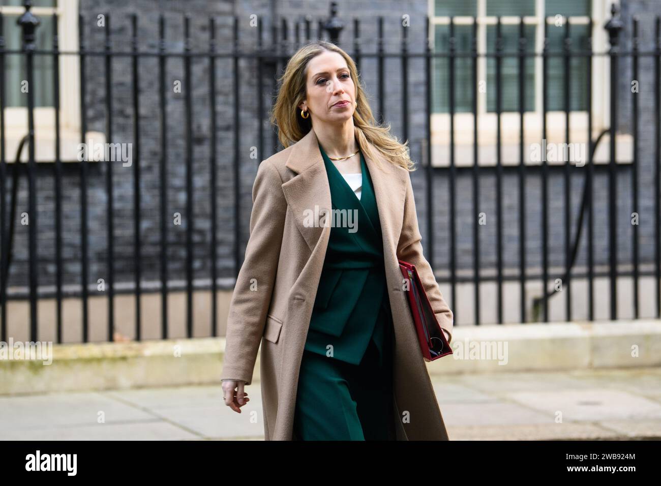 London, UK. 9 January 2023. Chief Secretary to the Treasury Laura Trott ...