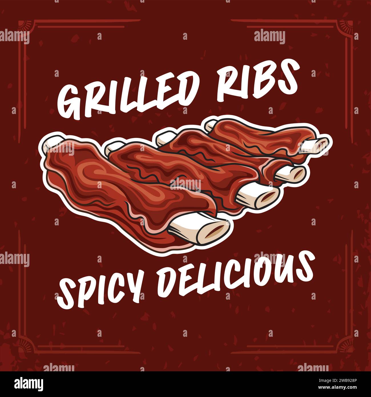 Rib logo hi-res stock photography and images - Alamy