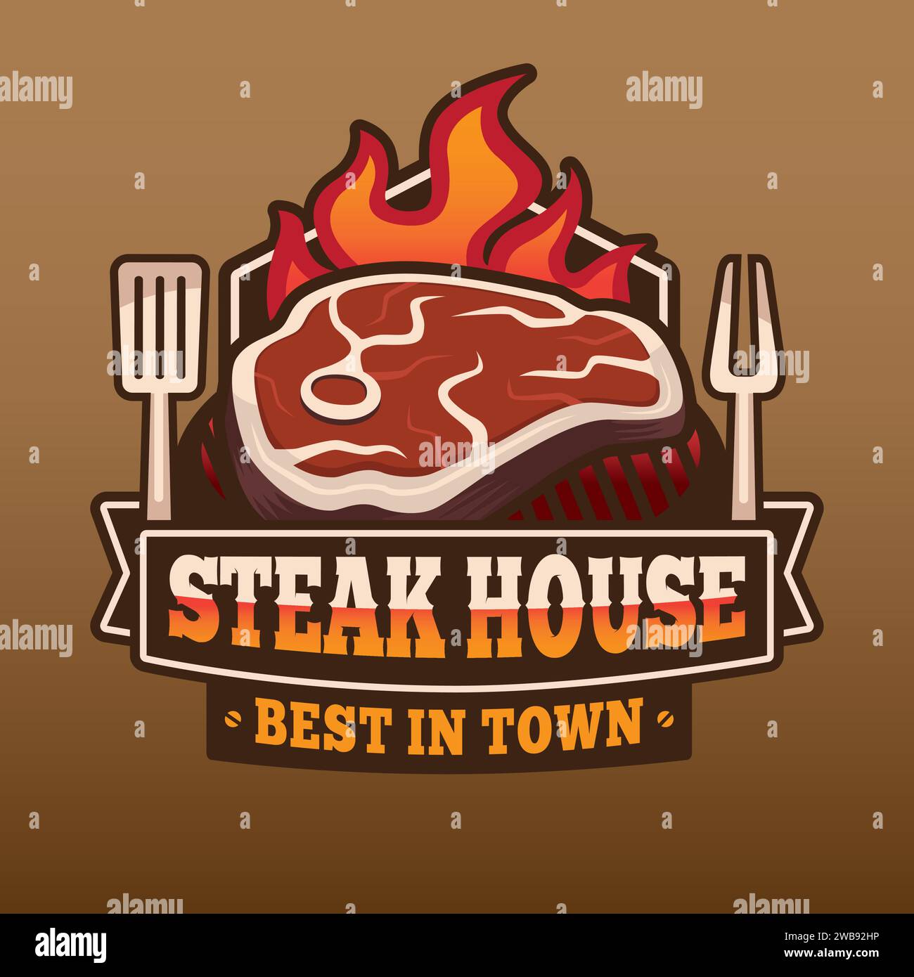 House fire logo hi-res stock photography and images - Alamy