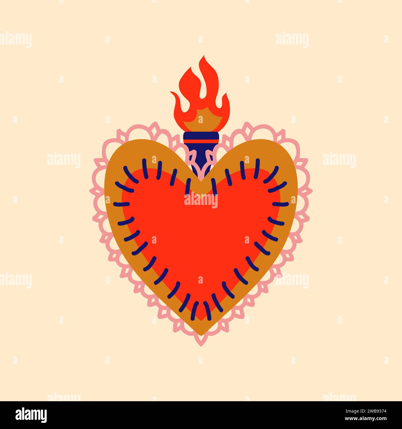 Corazon vector hi-res stock photography and images - Alamy