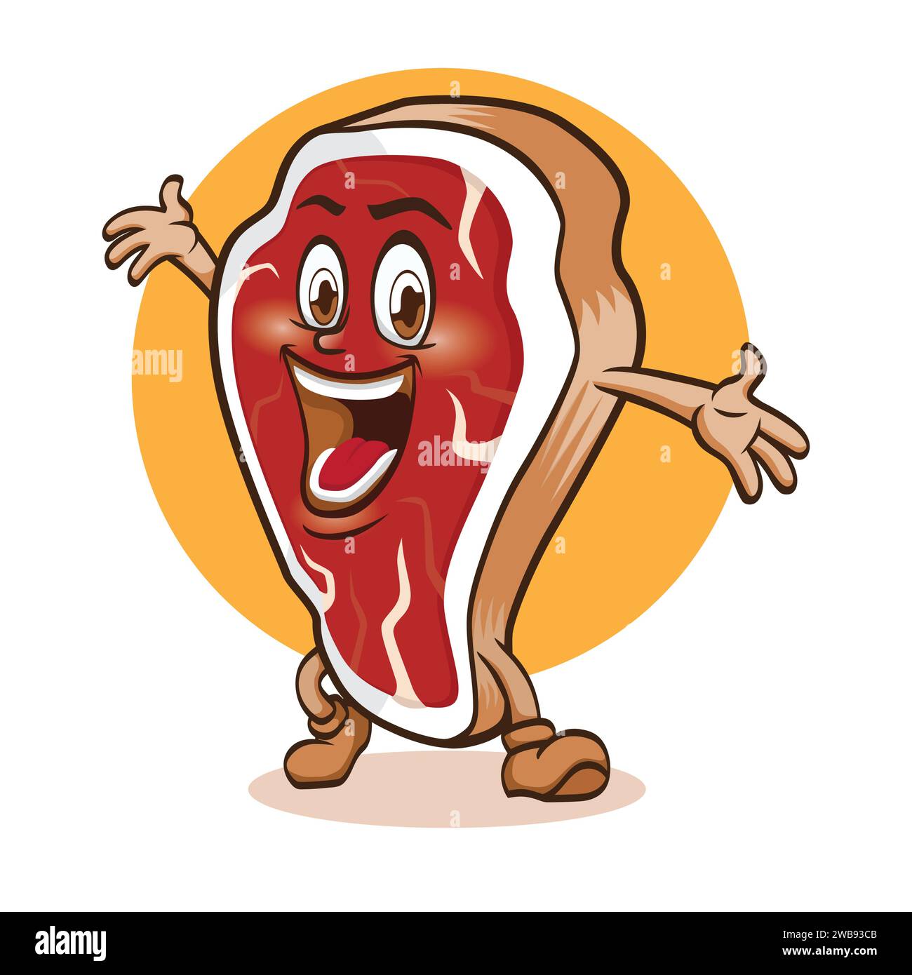 Cartoon steak hi-res stock photography and images - Alamy