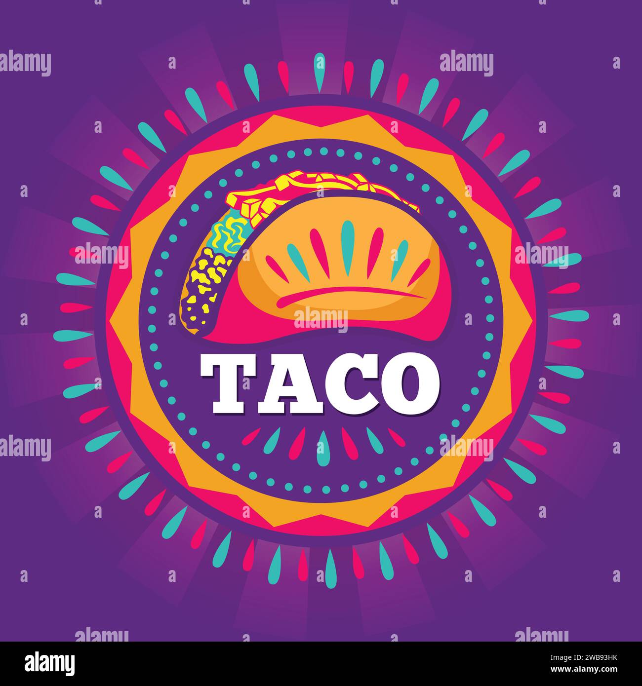 Vector de taco Stock Vector Images - Alamy