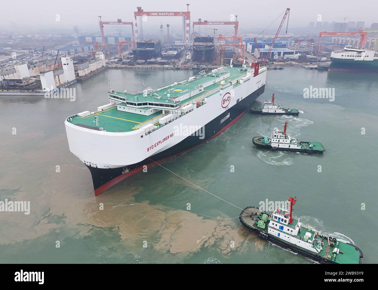 Yantai, China. 09th Jan, 2024. YANTAI, CHINA - JANUARY 9, 2024 - The ...