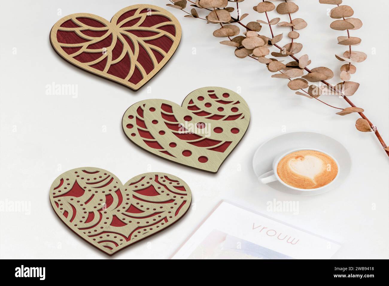 3 Hearts BUNDLE Digital multilayer layout files are specially prepared ...