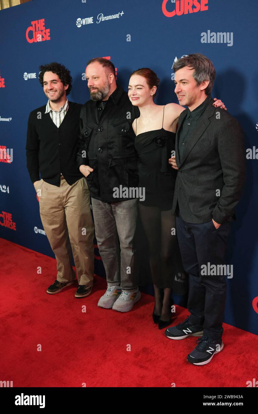 Beverly Hills, USA. 08th Jan, 2024. Benny Safdie, Yorgos Lanthimos ...