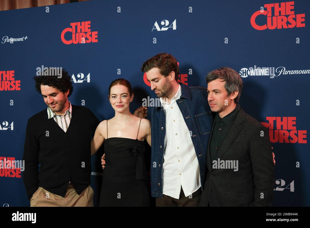 Beverly Hills, USA. 08th Jan, 2024. Benny Safdie, Emma Stone, Dave ...