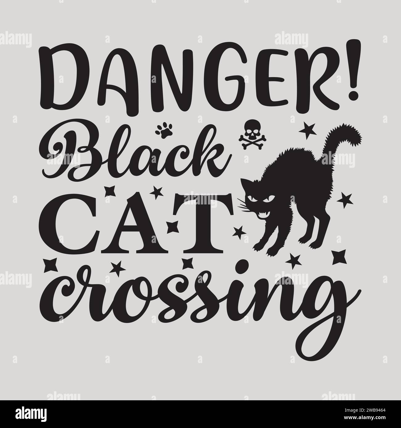 Cat paw print shirt Black and White Stock Photos & Images - Alamy