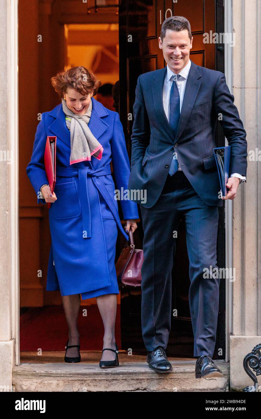 Downing Street, London, UK. 9th January 2024. Health Secretary ...