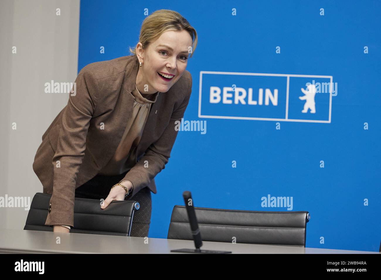 Berlin, Germany. 09th Jan, 2024. Manja Schreiner (CDU), Senator for ...