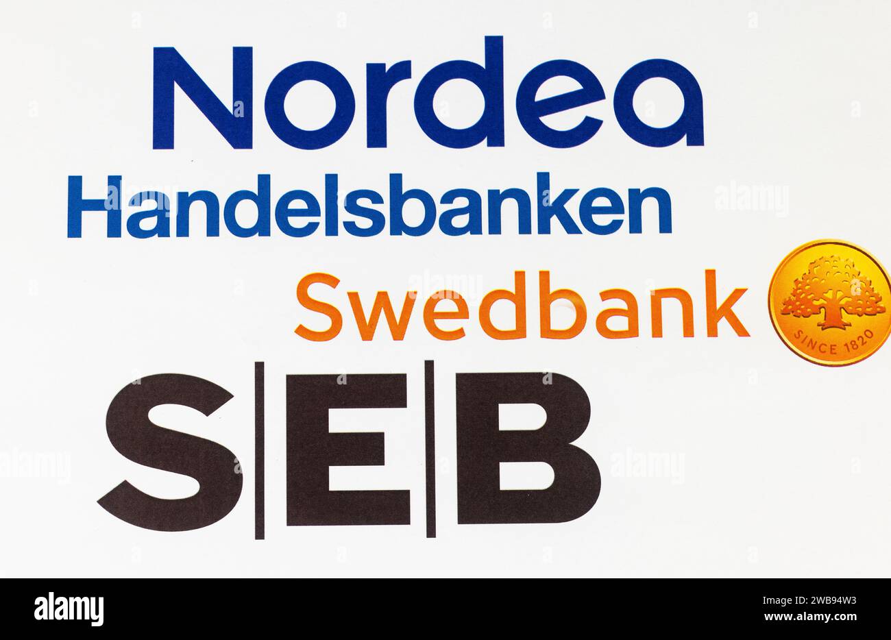 Svenska handelsbanken logo hi-res stock photography and images - Alamy