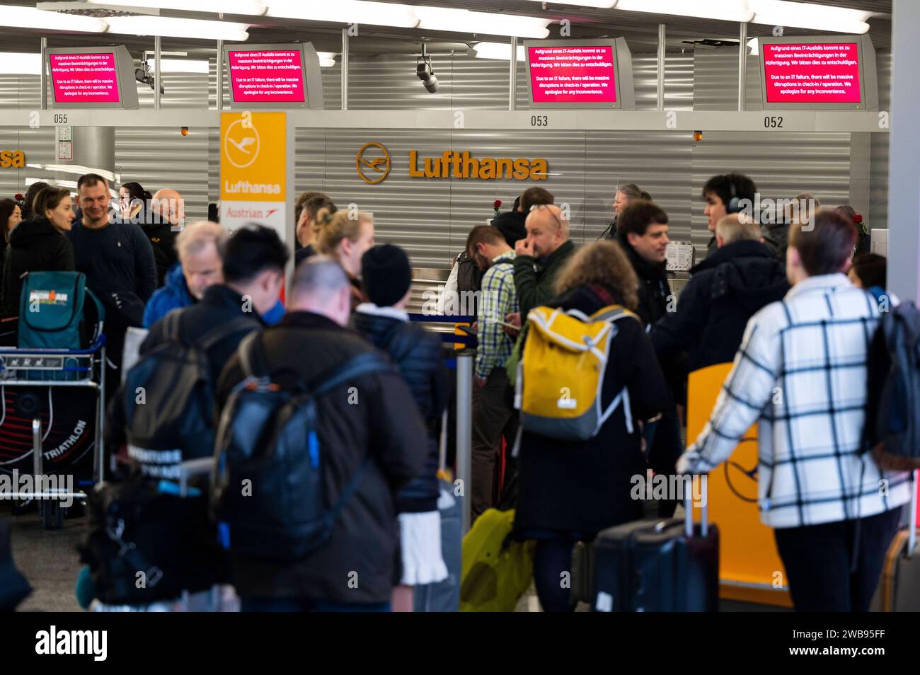 Computerausfall Flughafen Frankfurt 15.02.2023 Frankfurt ...